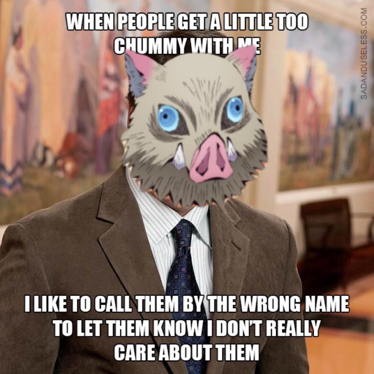 20+ Hilarious Memes About Inosuke From 'Demon Slayer'