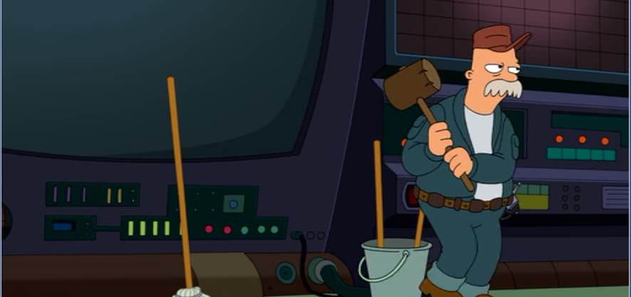 Scruffy The Janitor Quotes Scruffy Futurama Etsy