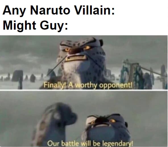 24 Hilarious Memes About Rock Lee and Might Guy