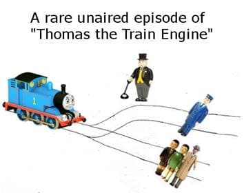 21 Cursed Images Of Beloved Children's Show Character Thomas The Tank ...