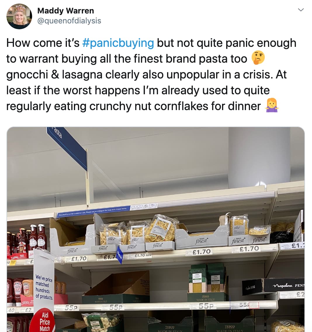 Random Items Left On The Shelves That Even Panic Buyers Didn't Want ...