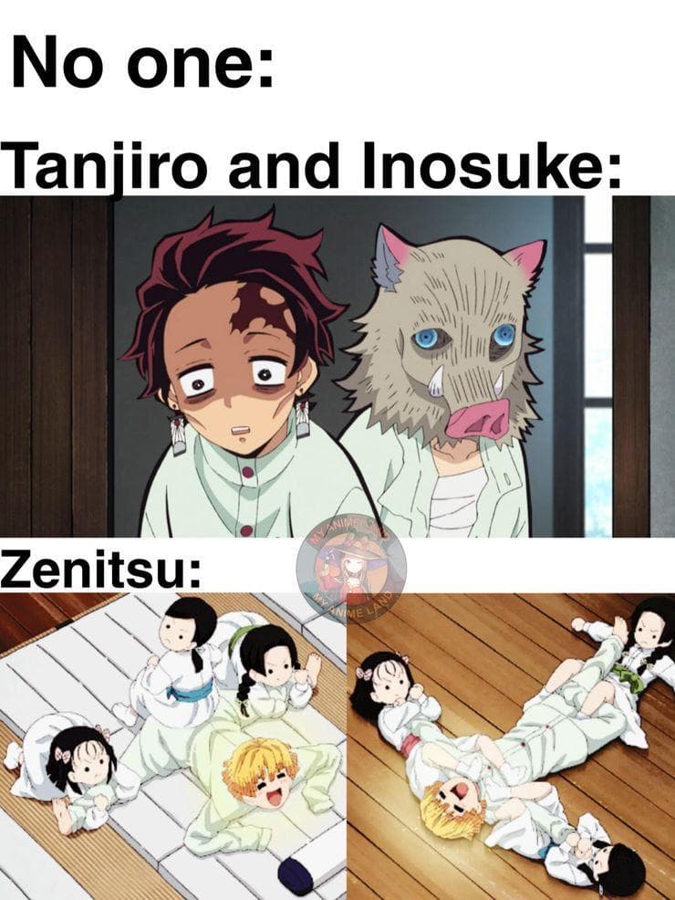24 Hilarious Memes About Zenitsu From 'Demon Slayer'