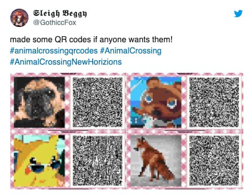 40 Amazing 'Animal Crossing: New Horizons' QR Codes