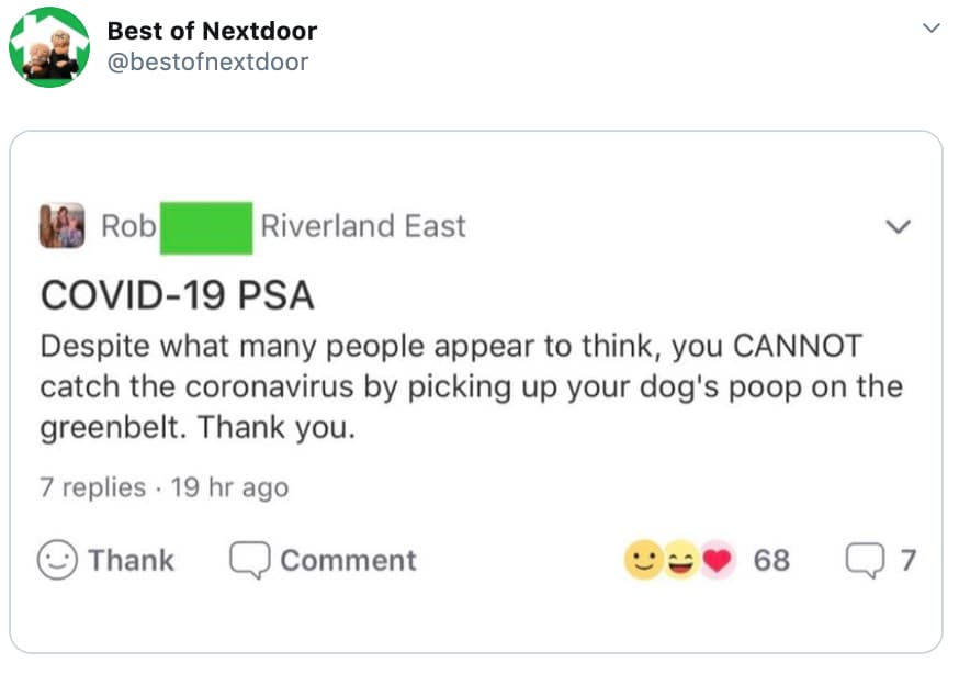 33 Funny "Best Of Nextdoor" Posts That Prove Our Neighbors Have Lost ...