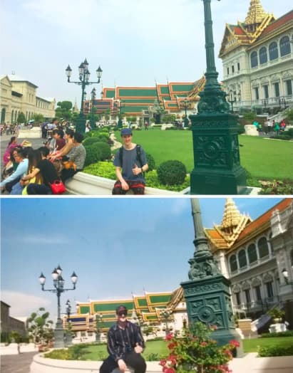Interesting Times The Same Exact Photo Was Taken Years Apart