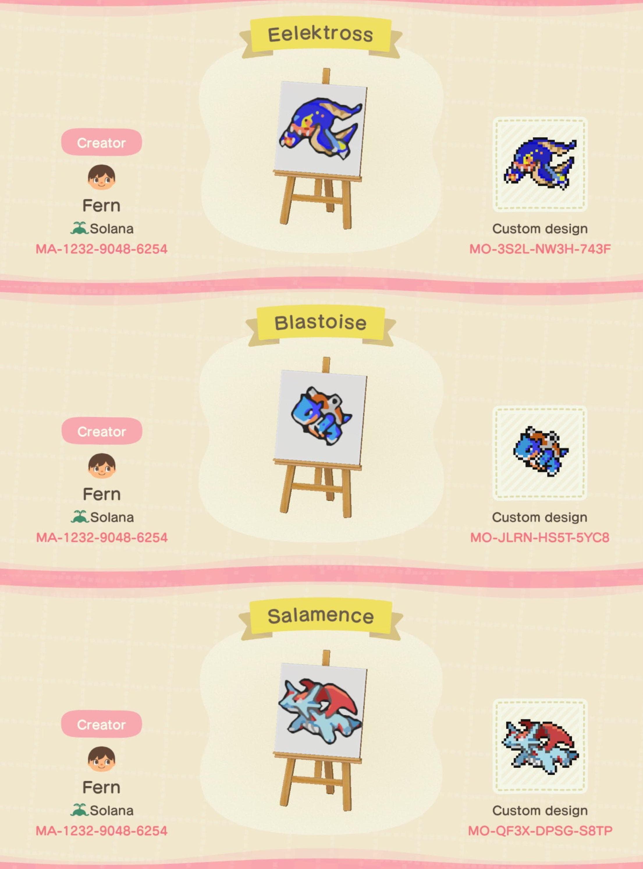 50 Fun Pokémon QR Codes And Designs For 'Animal Crossing’