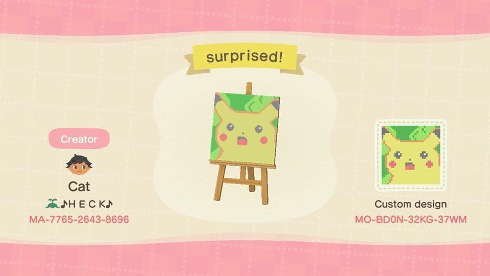 50 Fun Pokémon QR Codes And Designs For 'Animal Crossing’