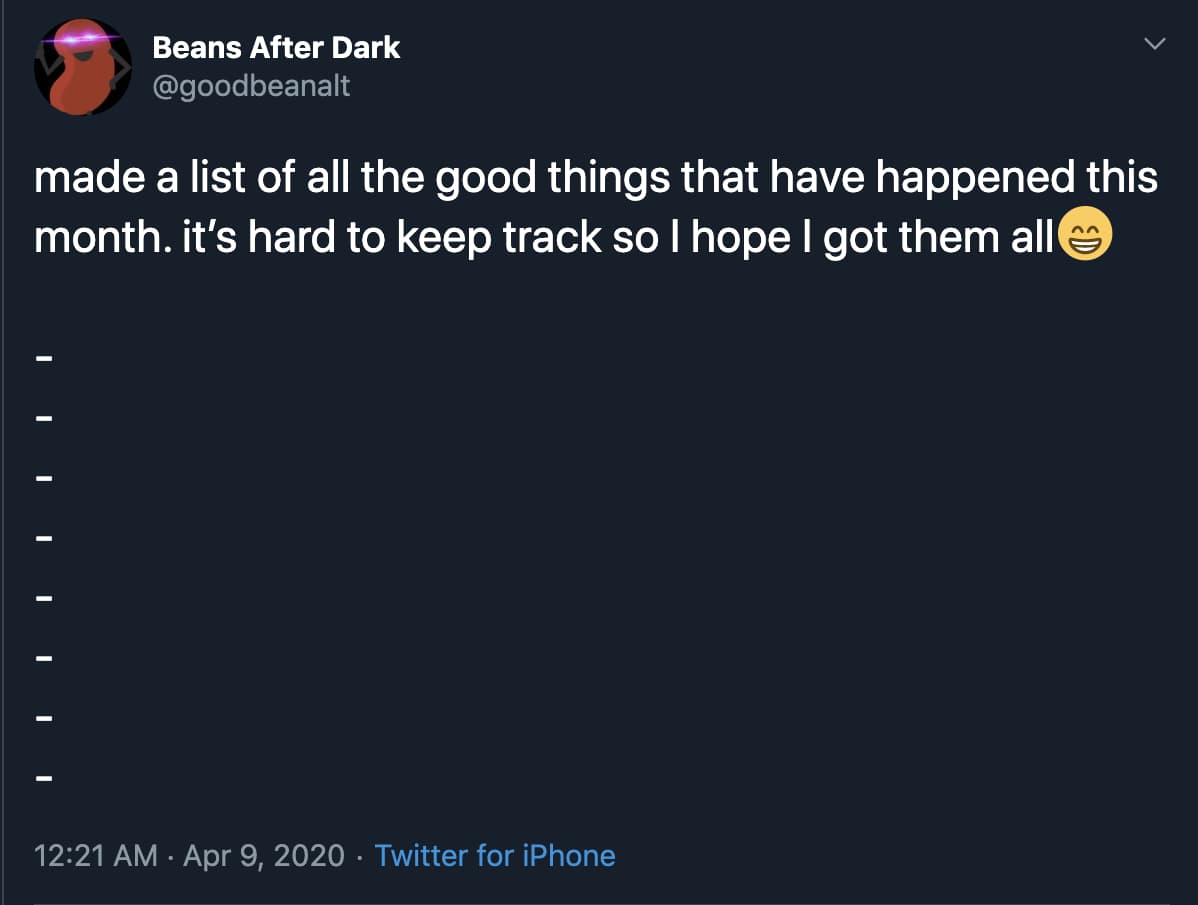 25 Hilarious Tweets From Beans After Dark, Twitter's Funniest Account