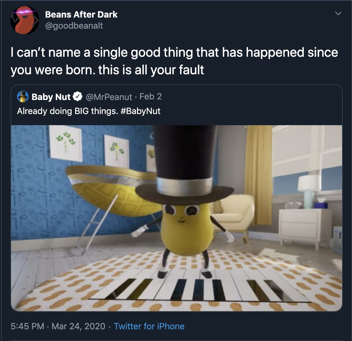 25 Hilarious Tweets From Beans After Dark, Twitter's Funniest Account