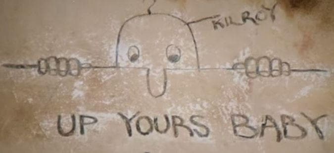 Begun In A WWII Shipyard, 'Kilroy Was Here’ May Be The First Meme