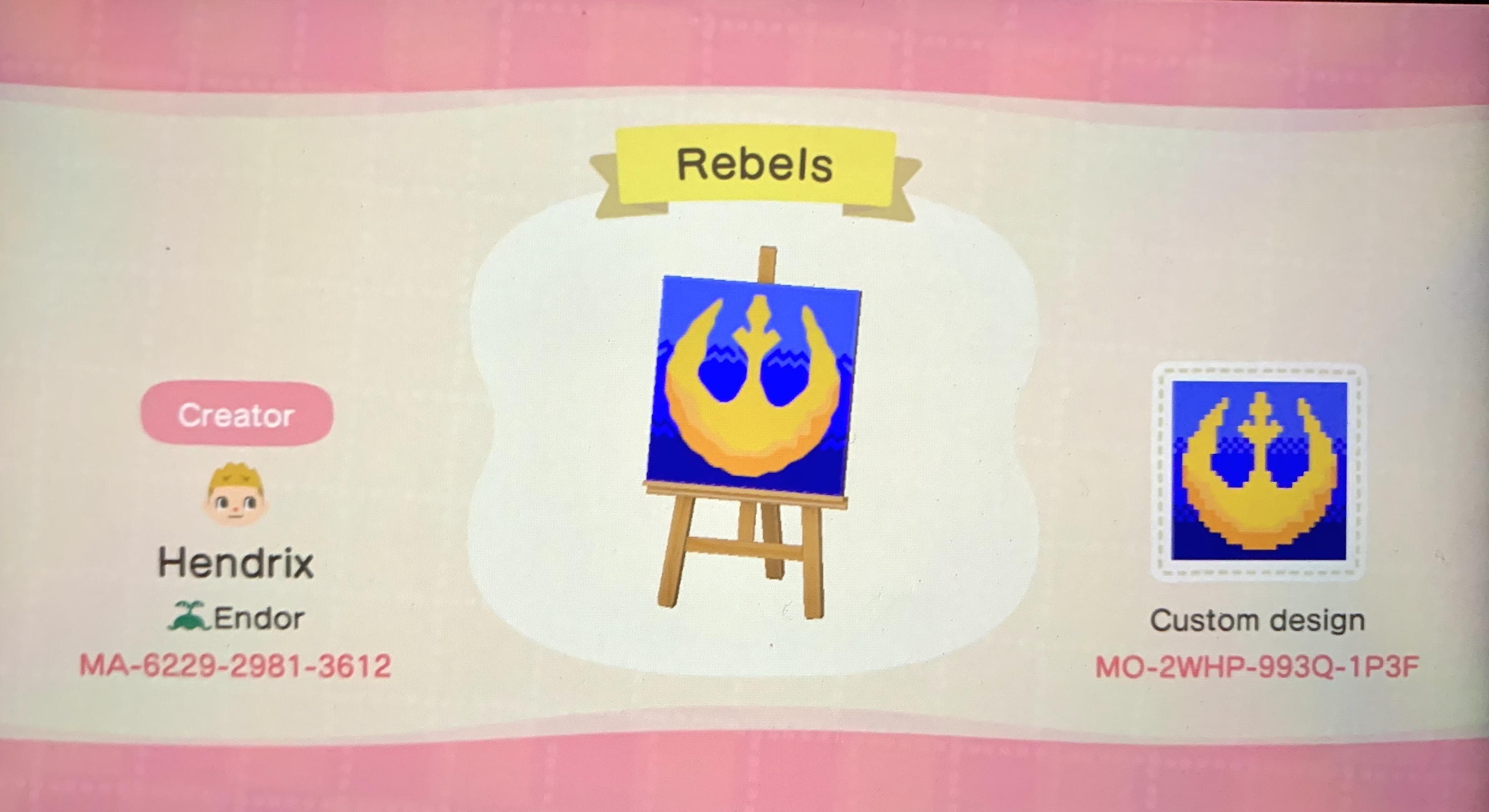 50 'Star Wars' QR Codes For 'Animal Crossing: New Horizons’