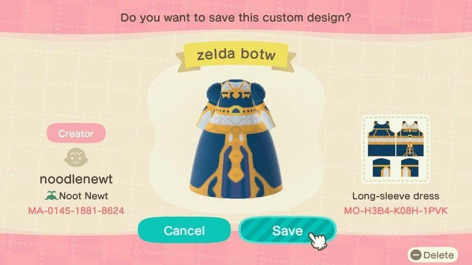 20 Fun Zelda Designs For 'Animal Crossing: New Horizons'