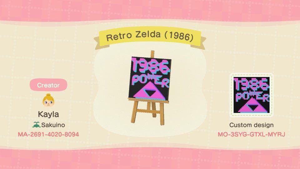 Animal Crossing Codigos Qr Zelda Triforce Llavero Con Diseño Floral