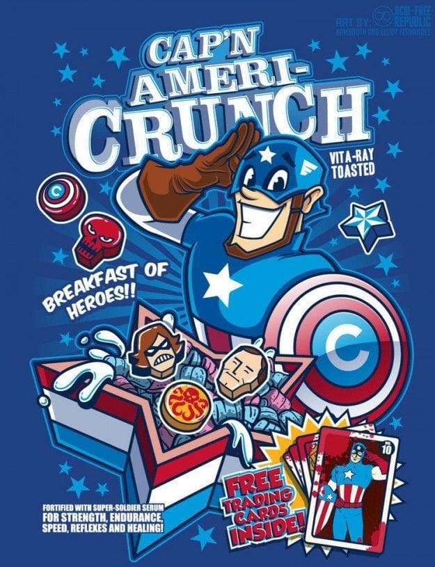 Two Artists Imagined The Best Possible Avengers Breakfast Cereals