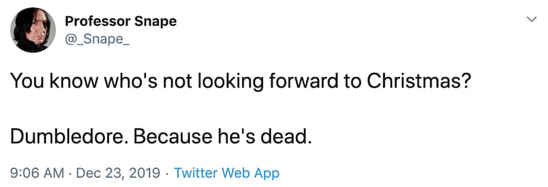 Savage Tweets From Professor Snape That Prove He's The Best Hogwarts ...