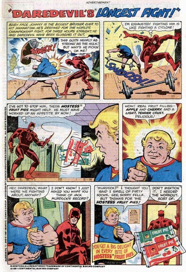26 Times Hostess Comic Book Ads Helped Superheroes Save The Day