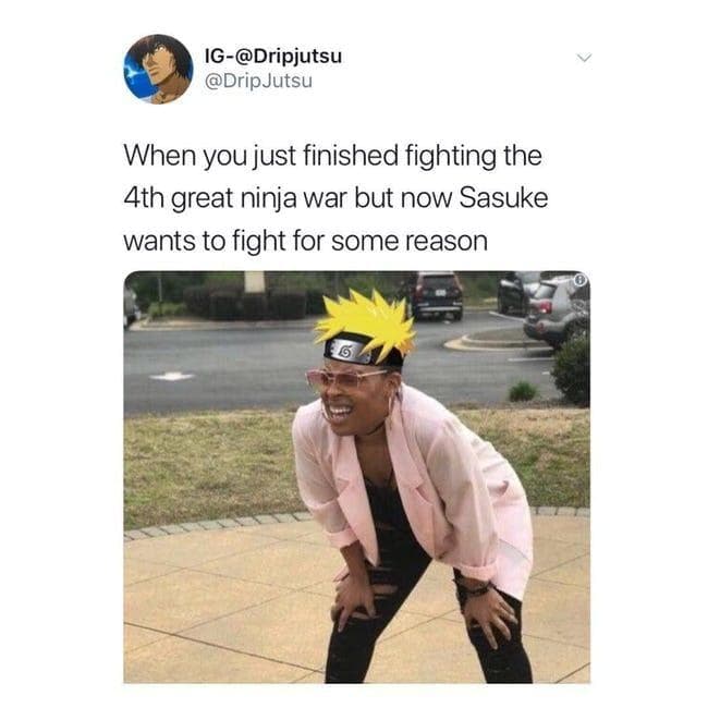 30 Hilarious Memes About The Fourth Shinobi War In Naruto