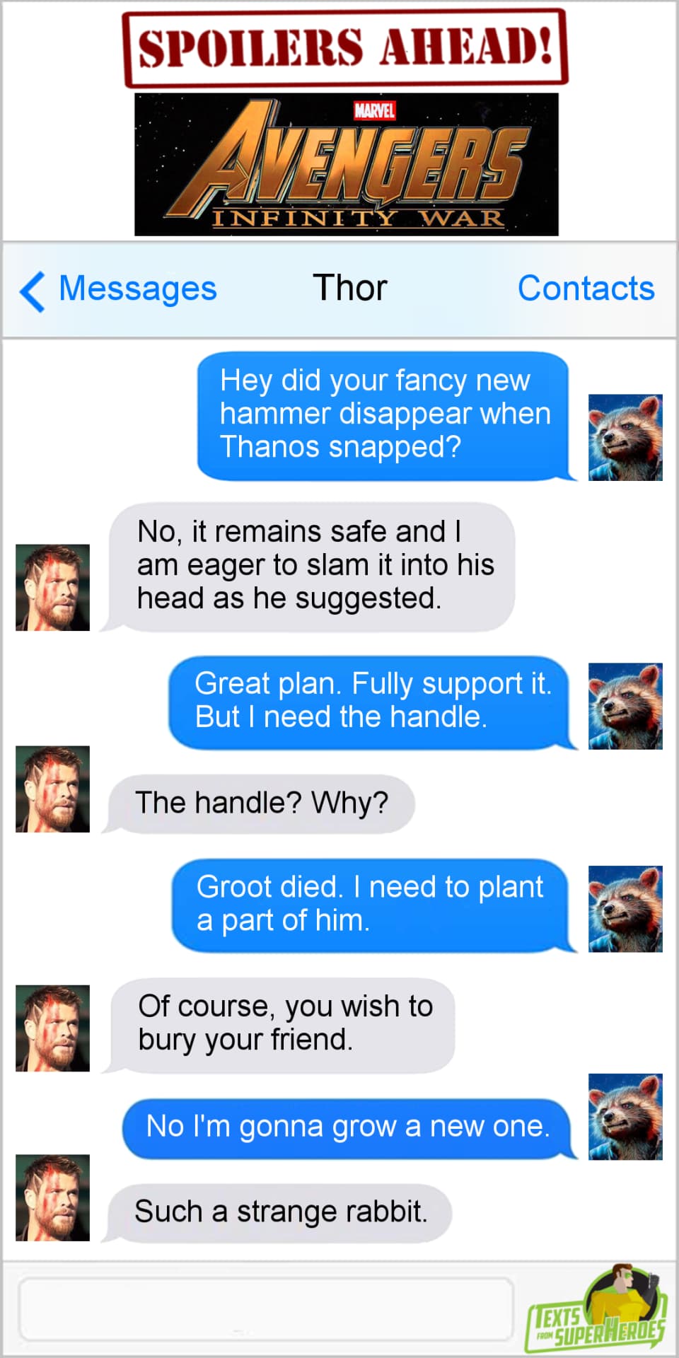 The Funniest Texts From The Avengers