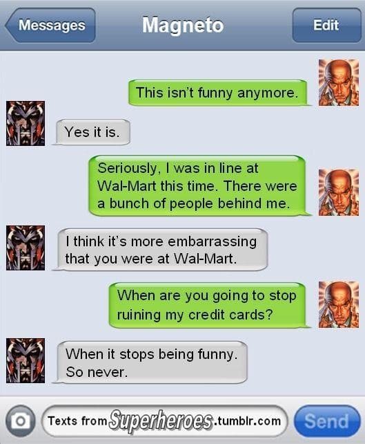 25 Of The Funniest Marvel Villains Text Conversations