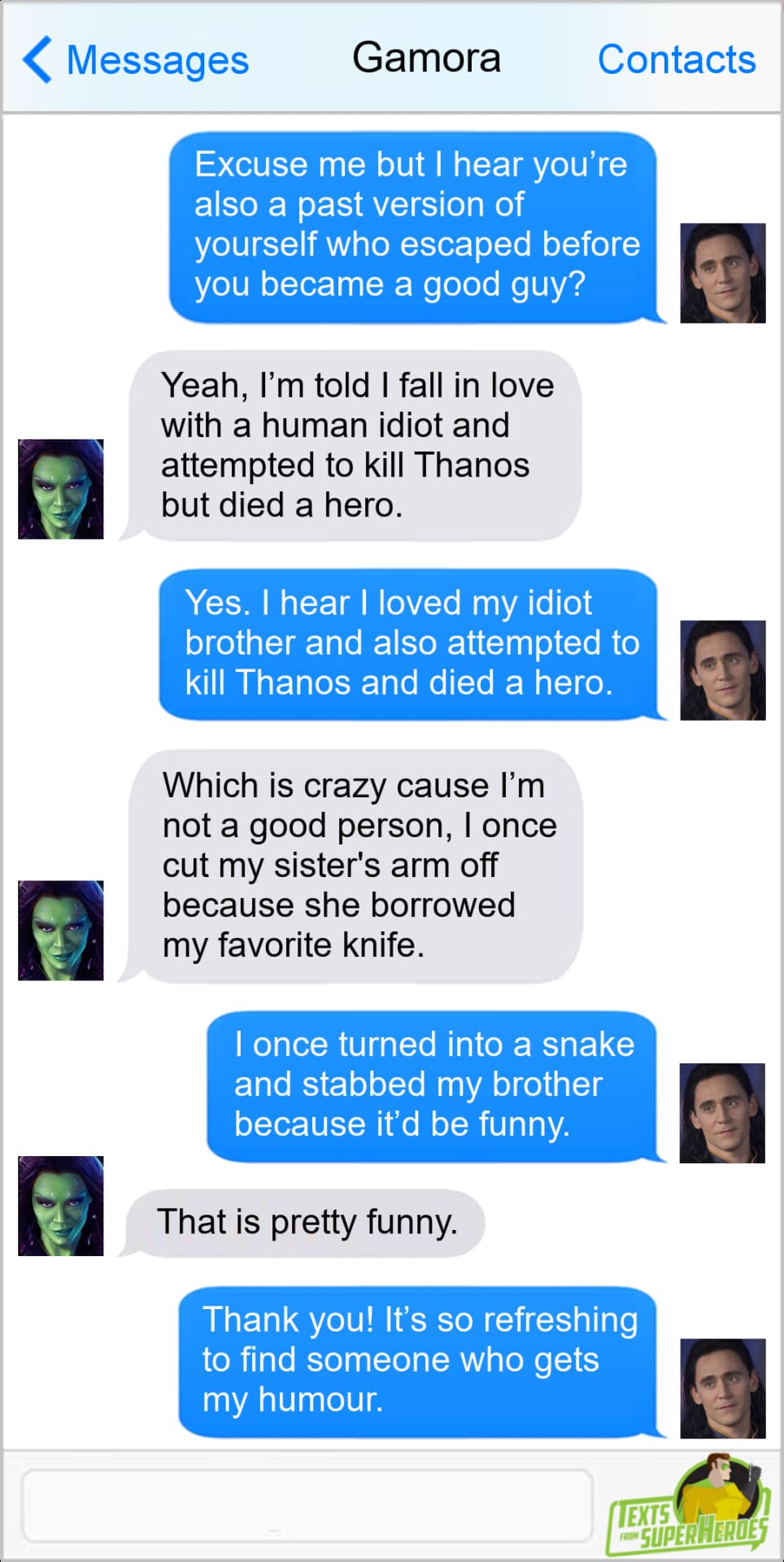 25 Of The Funniest Marvel Villains Text Conversations