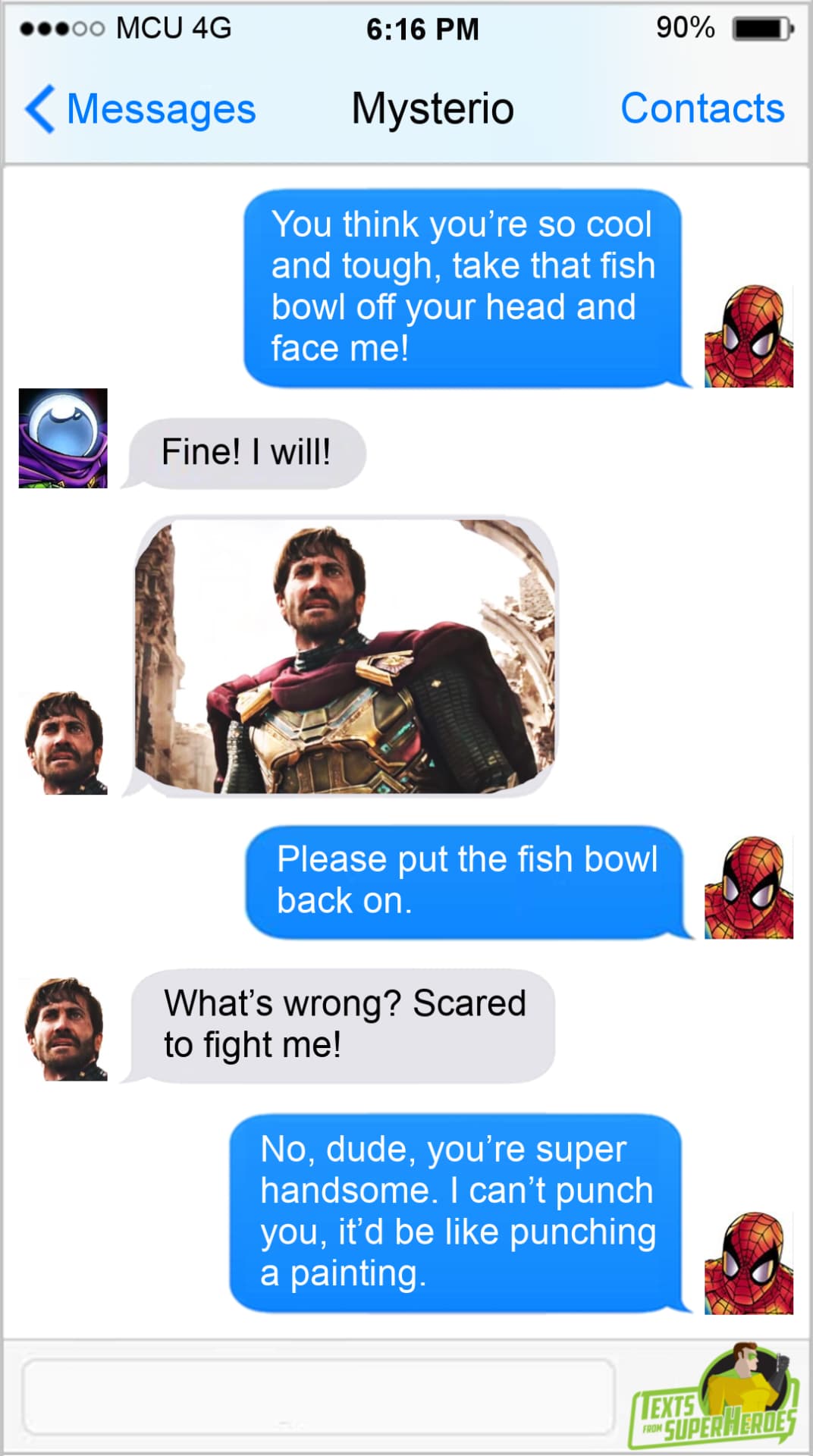25 Of The Funniest Marvel Villains Text Conversations