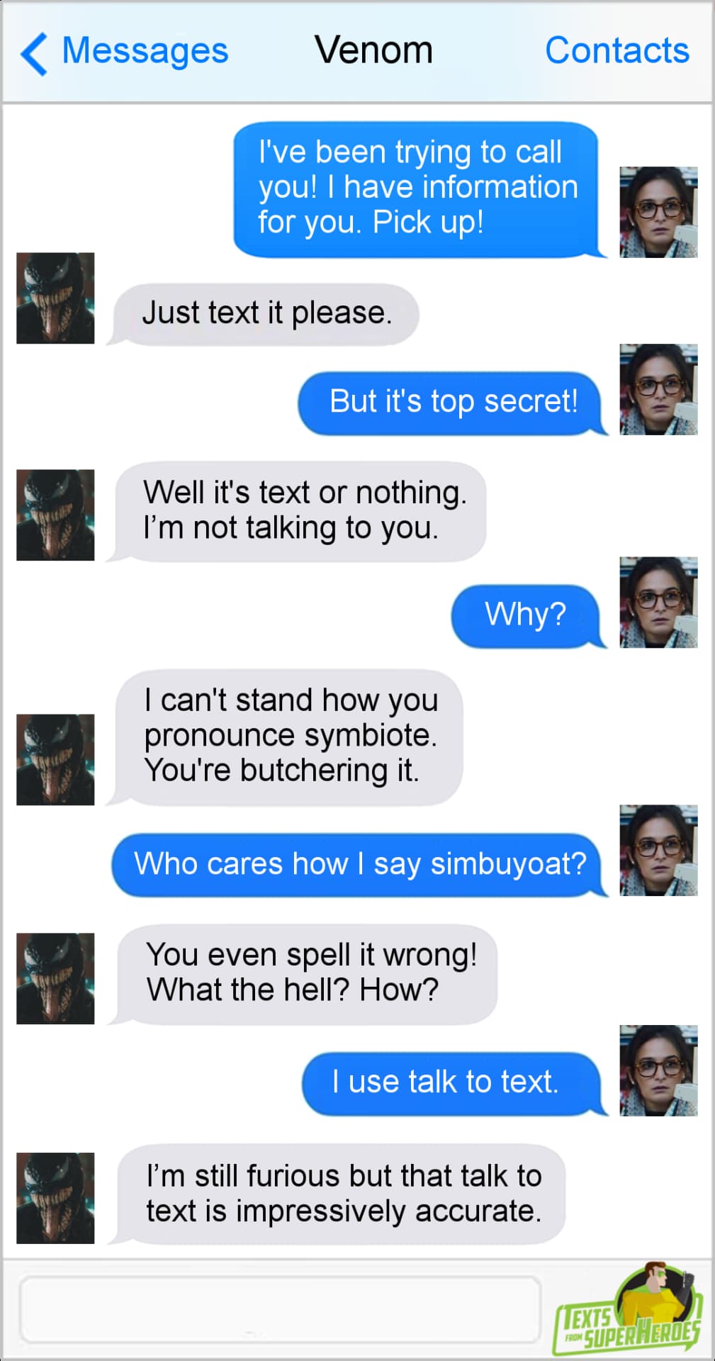 25 Of The Funniest Marvel Villains Text Conversations