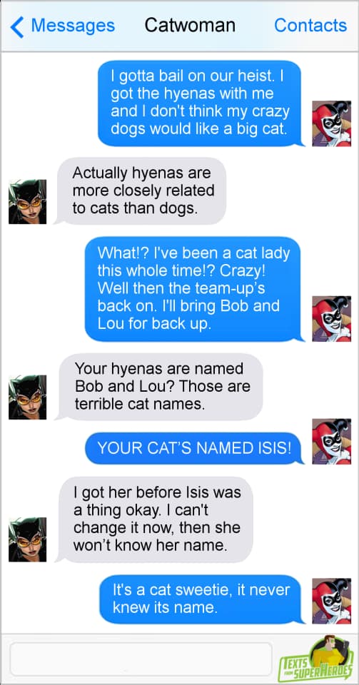 25 Of The Best DC Villains Text Conversations