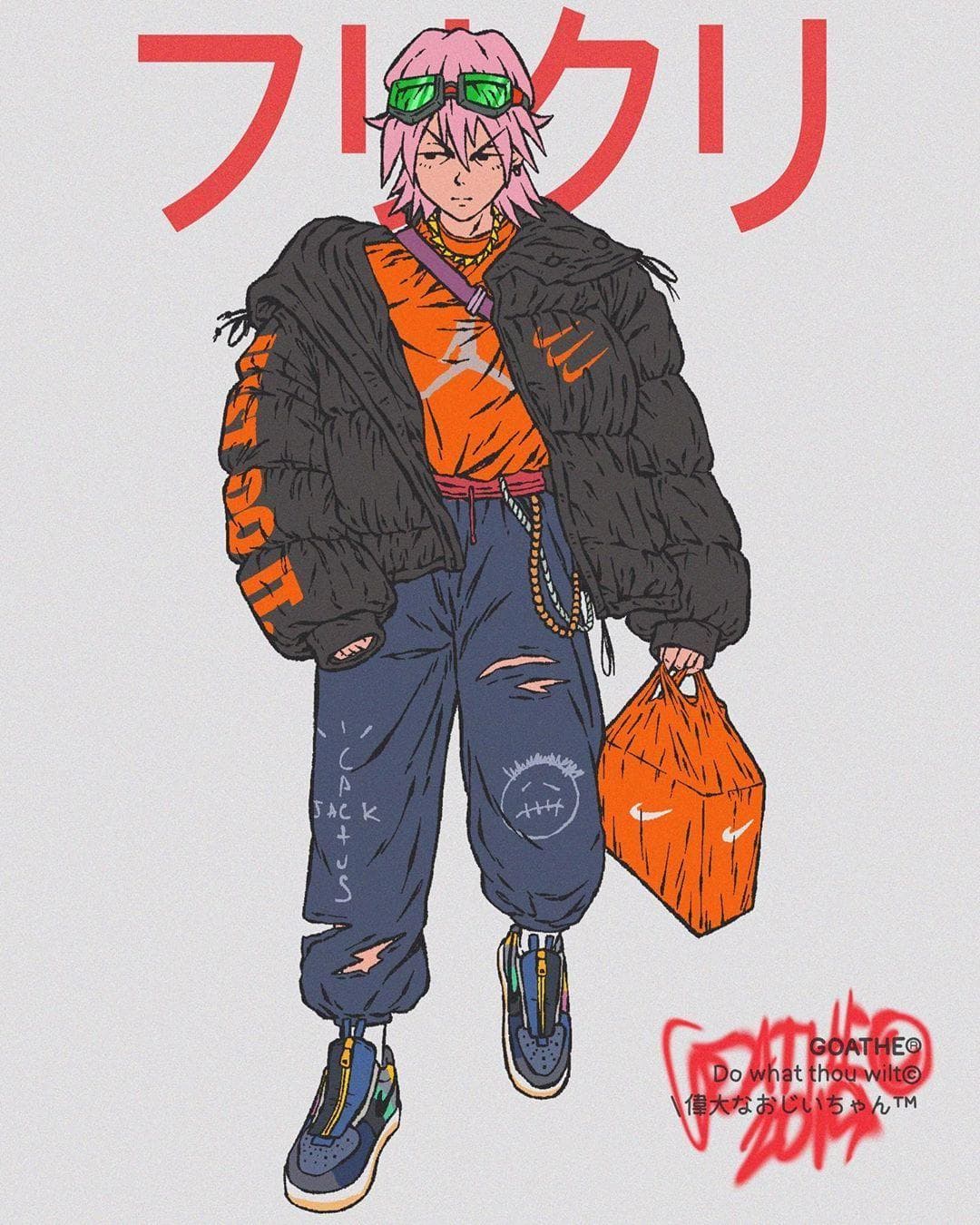 This Artist Reimagines Your Favorite Anime Characters In Streetwear ...