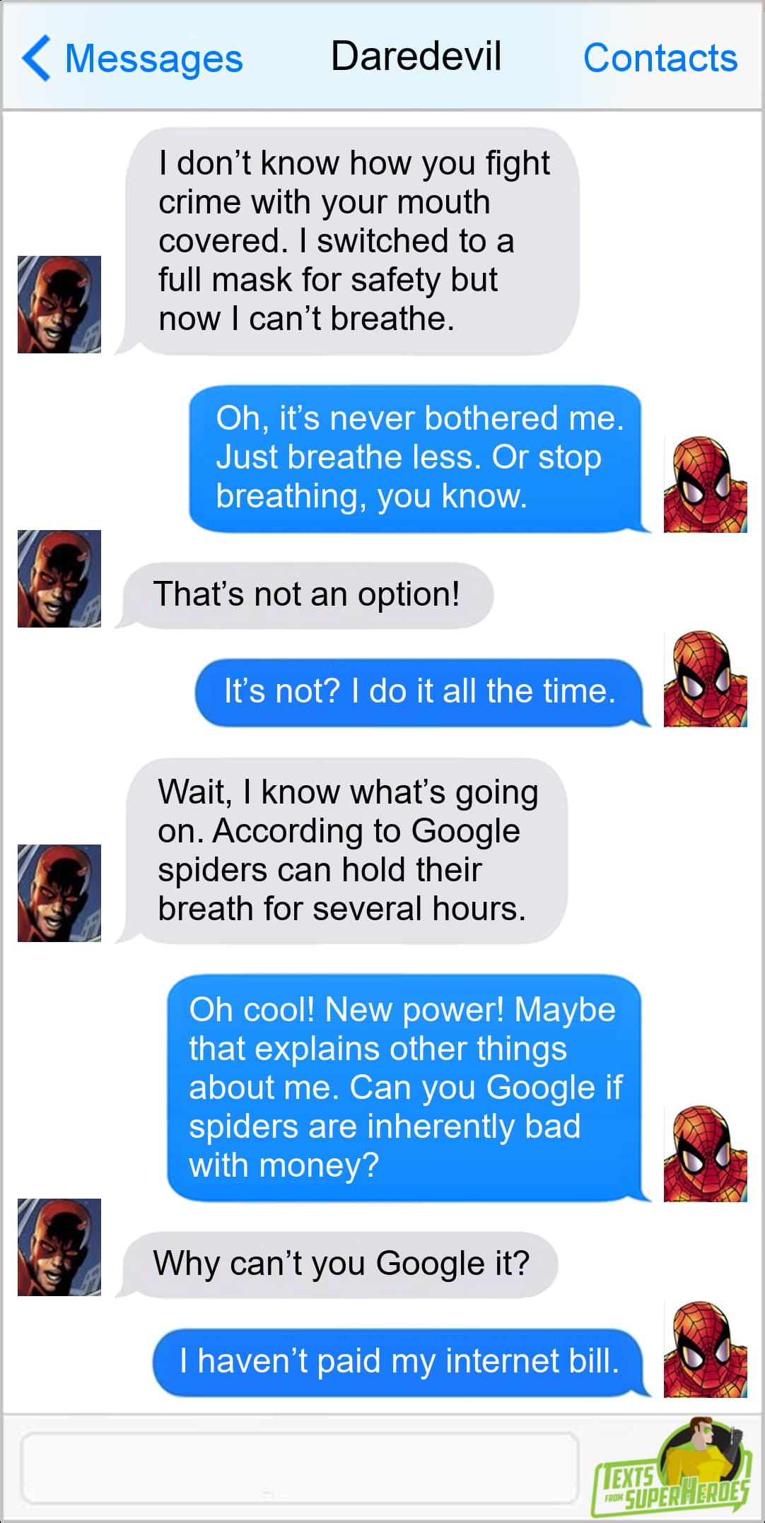 25 Funniest Spider-Man Text Conversations