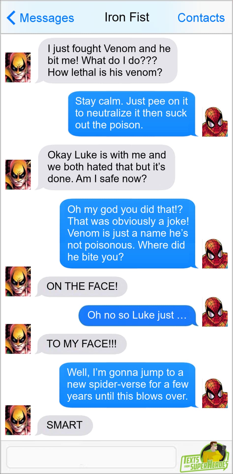 25 Funniest Spider-Man Text Conversations