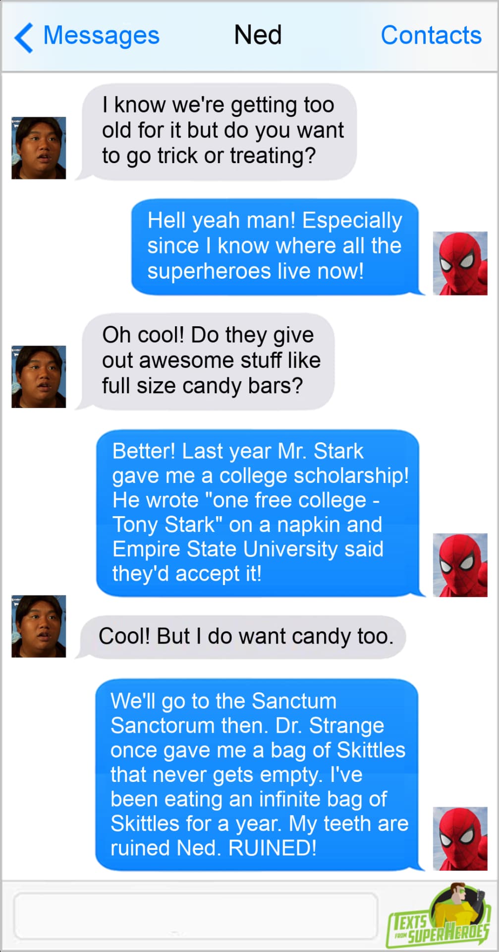 25 Funniest Spider-Man Text Conversations