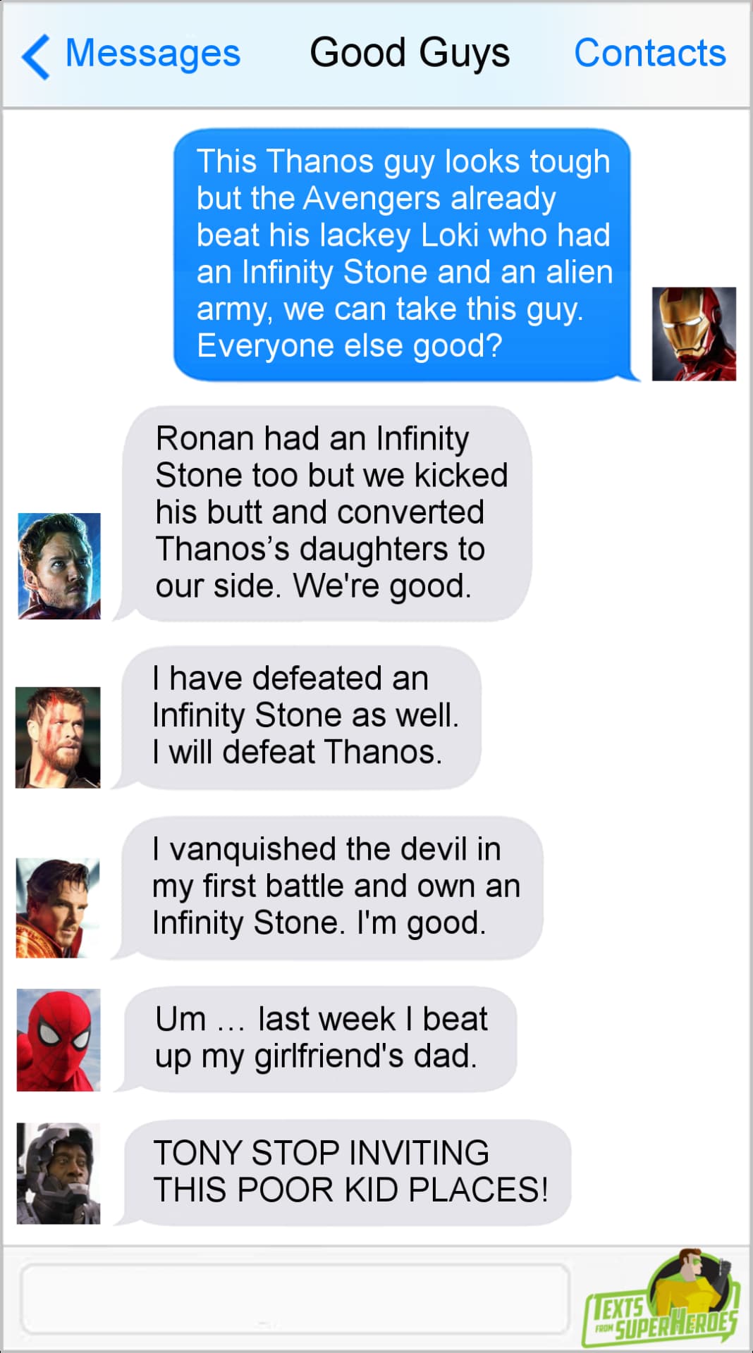 25 Funniest Spider-Man Text Conversations