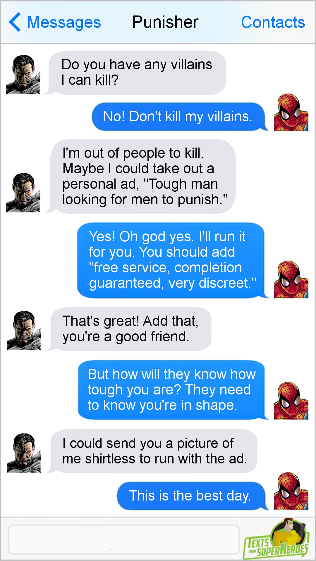 25 Funniest Spider-Man Text Conversations