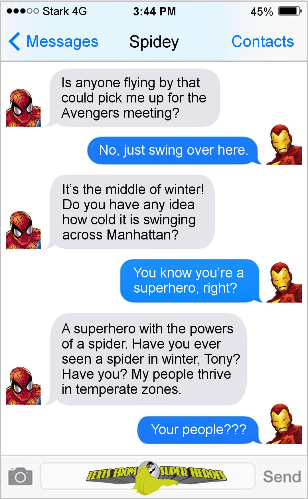 25 Funniest Spider-Man Text Conversations