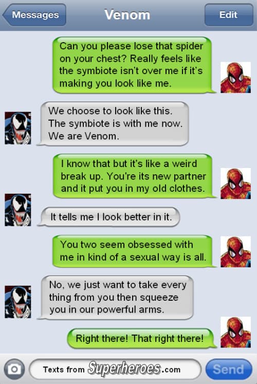 25 Funniest Spider-Man Text Conversations