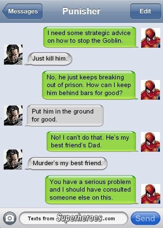 25 Funniest Spider-Man Text Conversations