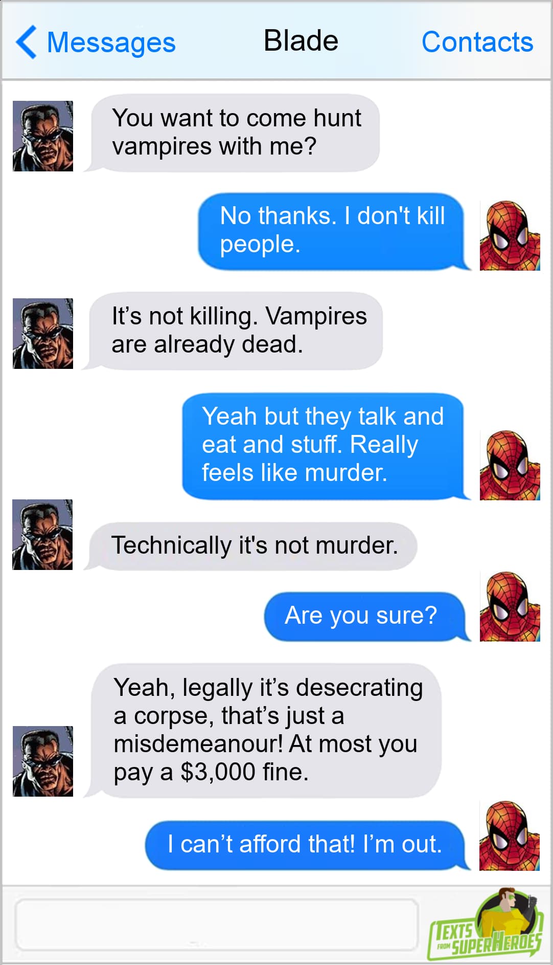 25 Funniest Spider-Man Text Conversations