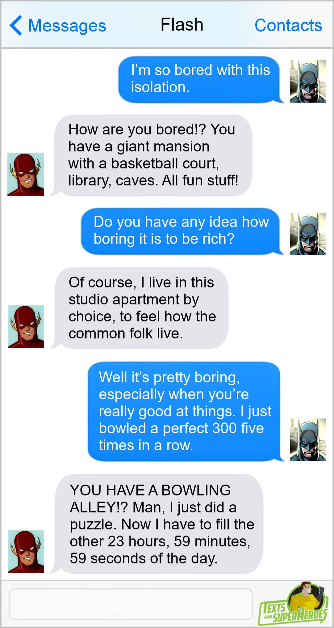 25 Of The Funniest Batman Text Conversations