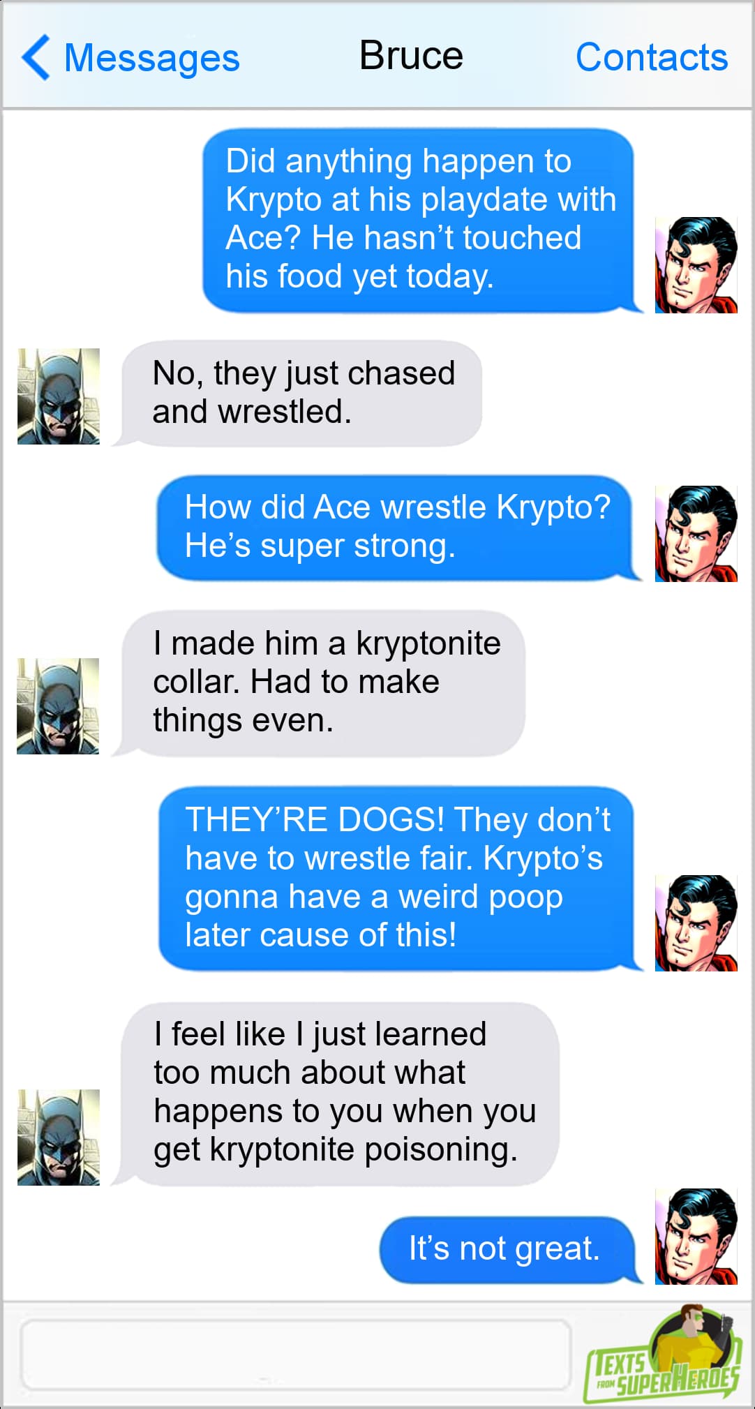 25 Of The Funniest Batman Text Conversations