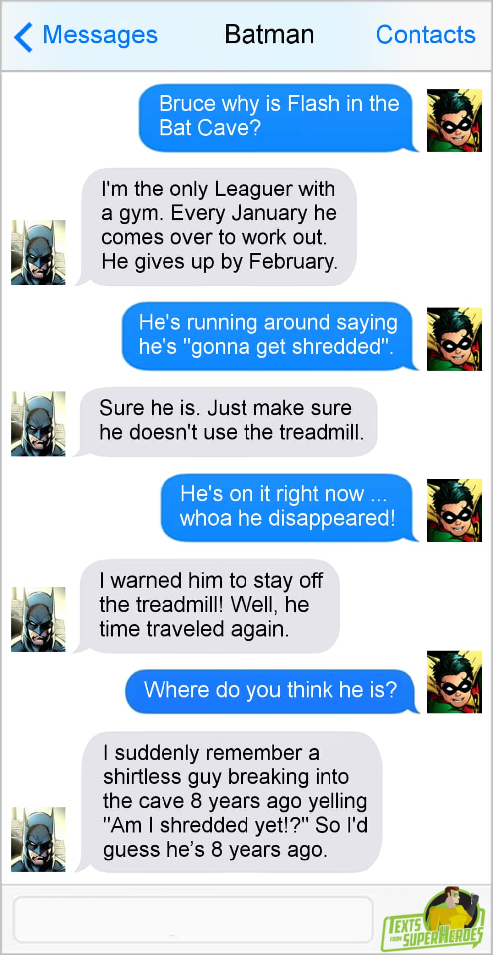 25 Of The Funniest Batman Text Conversations