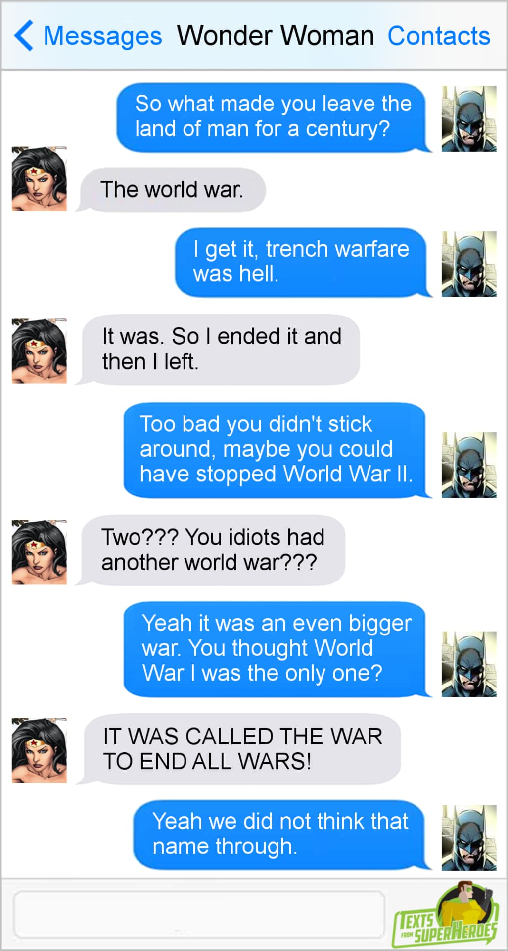25 Of The Funniest Batman Text Conversations