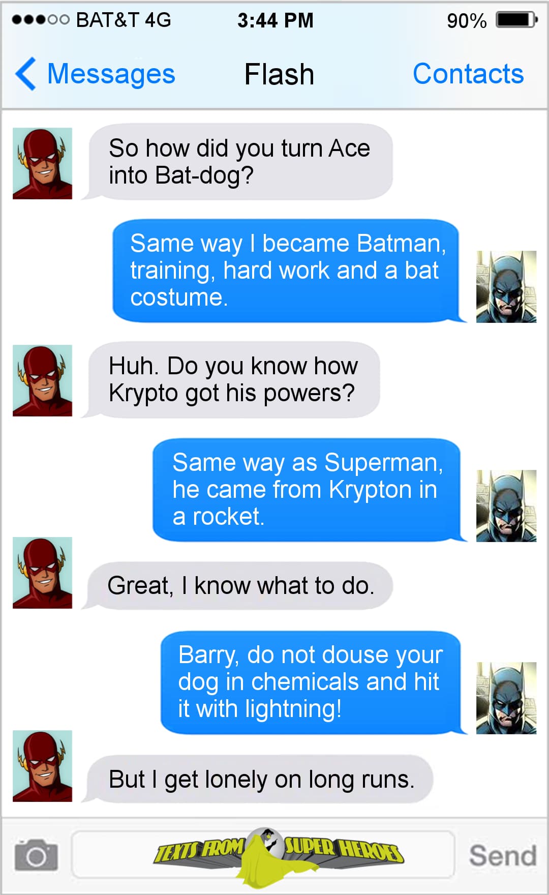 25 Of The Funniest Batman Text Conversations