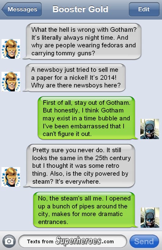 25 Of The Funniest Batman Text Conversations