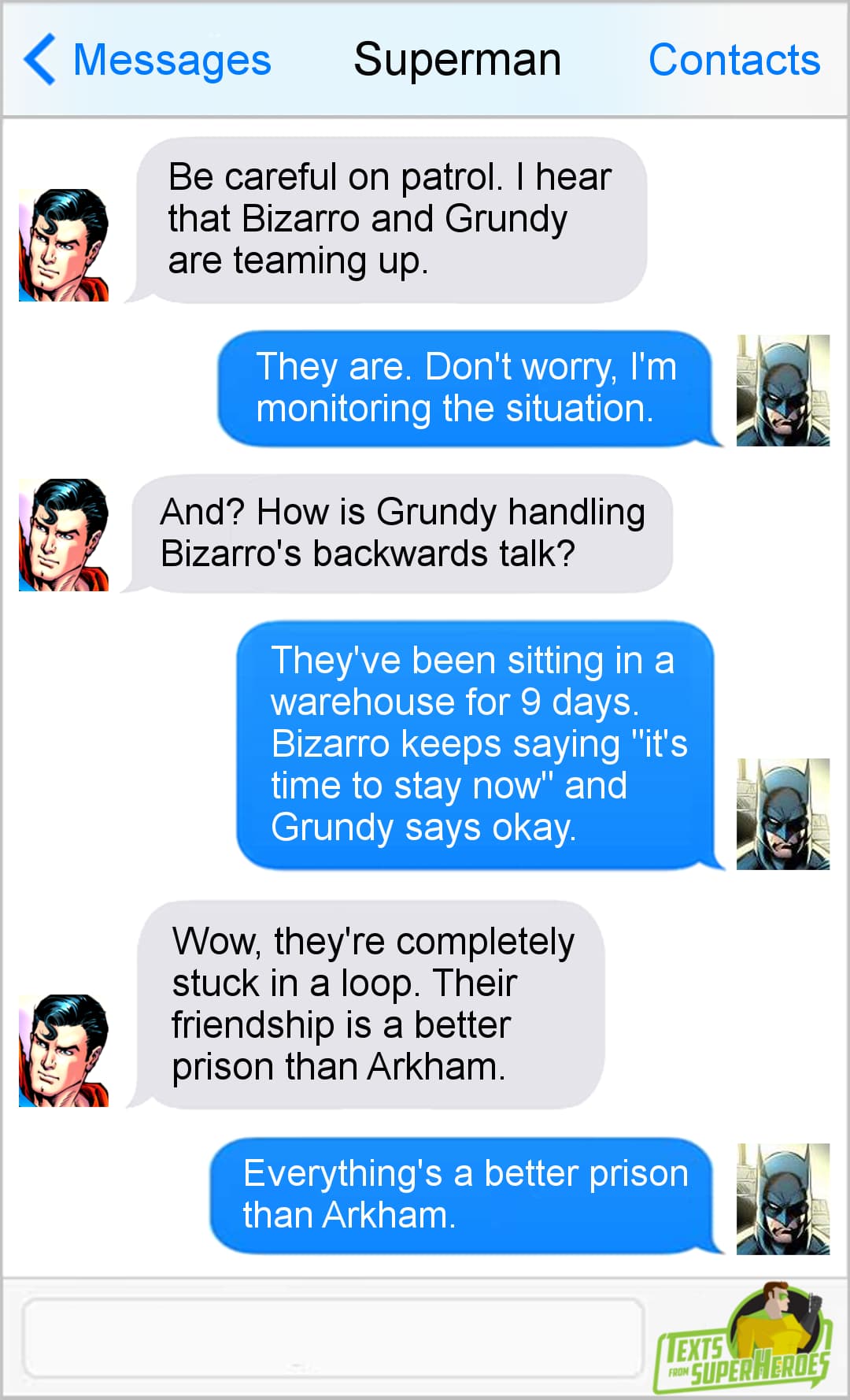 25 Of The Funniest Batman Text Conversations
