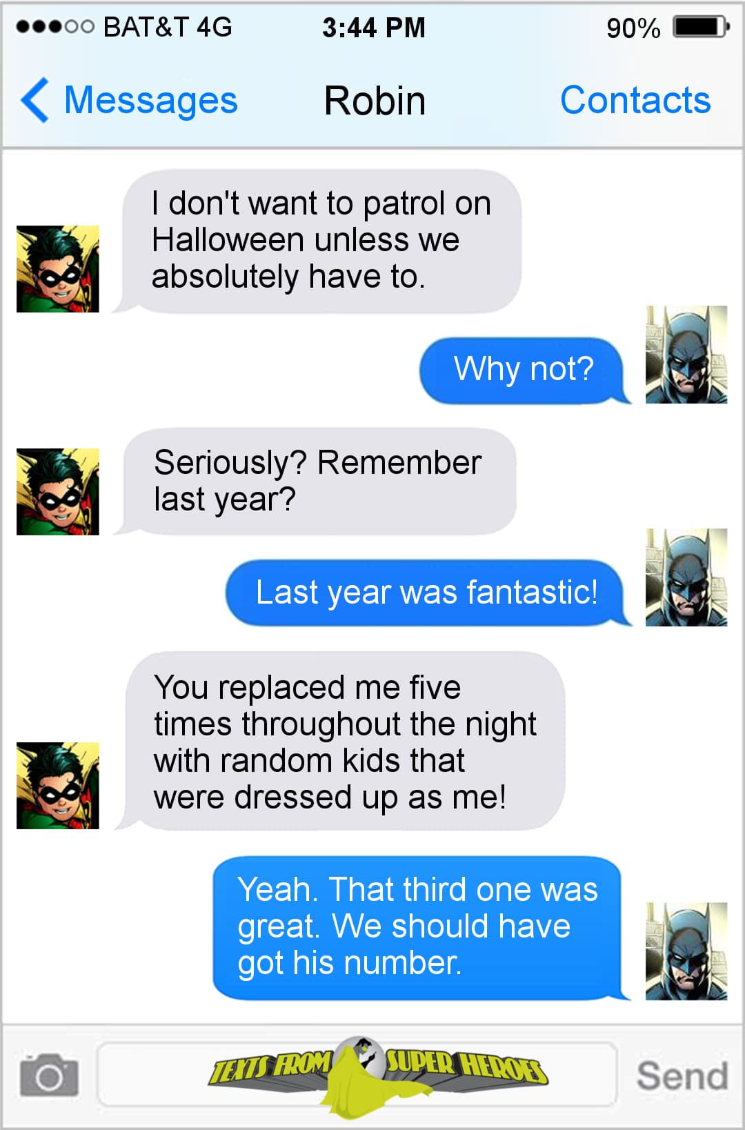 25 Of The Funniest Batman Text Conversations