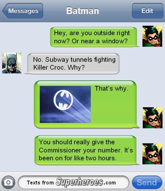 25 Of The Funniest Batman Text Conversations