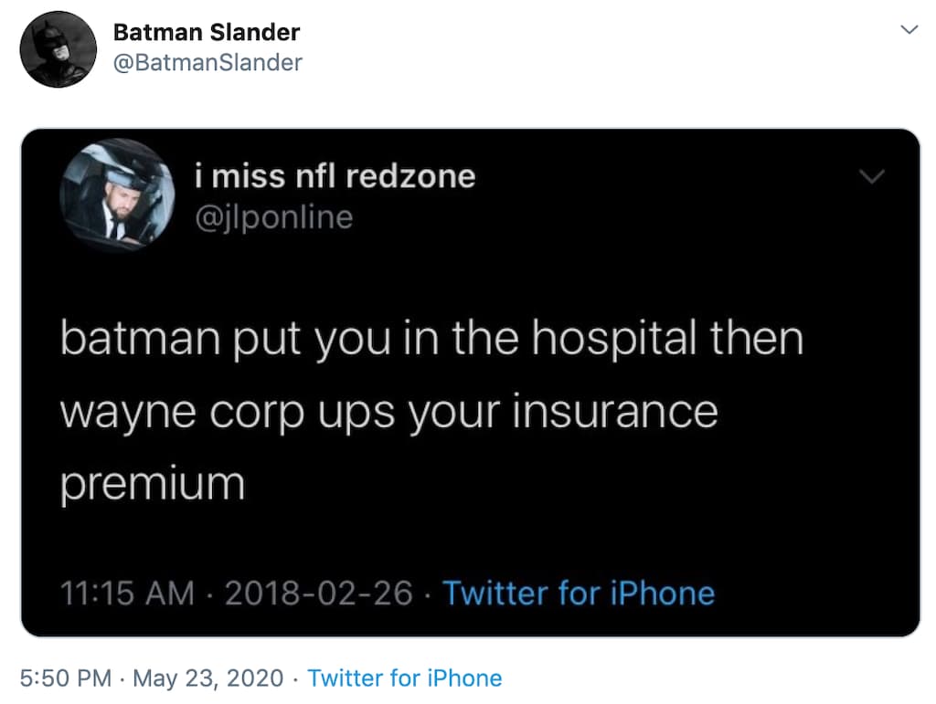 We Can't Help But Laugh At These Slanderous Batman Tweets