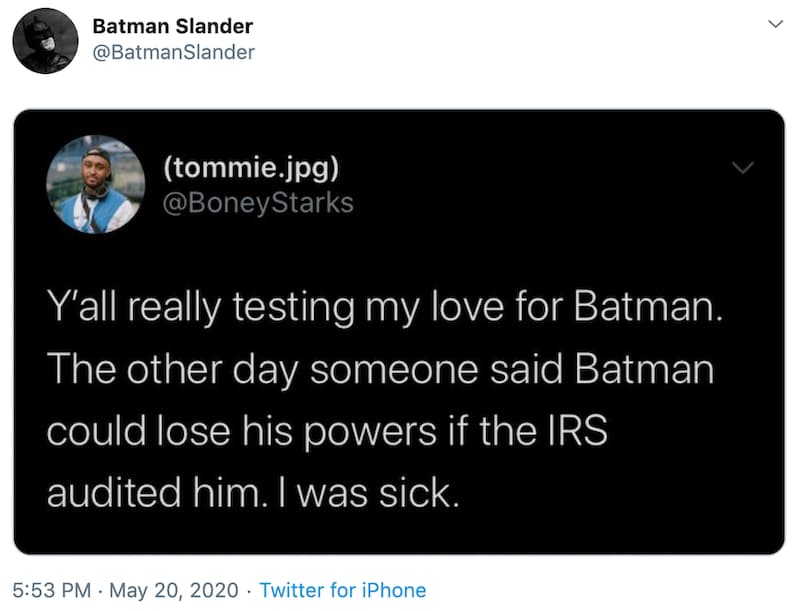 We Can't Help But Laugh At These Slanderous Batman Tweets