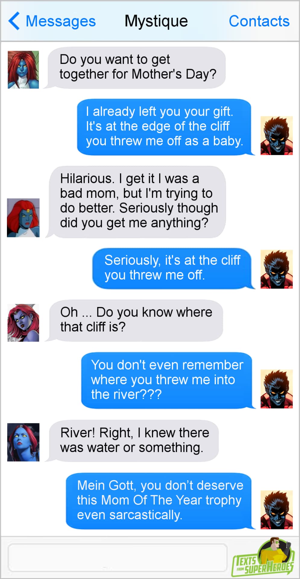 25 Of The Funniest X-Men Text Conversations