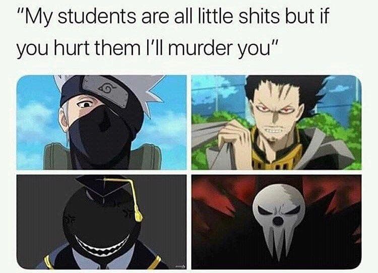 22 Hilarious Memes Dedicated To Our Favorite Anime Teachers